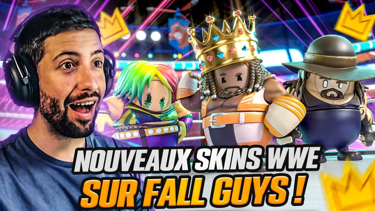 Ces SKINS WWE sont incroyable ! | Fall Guys - YouTube
