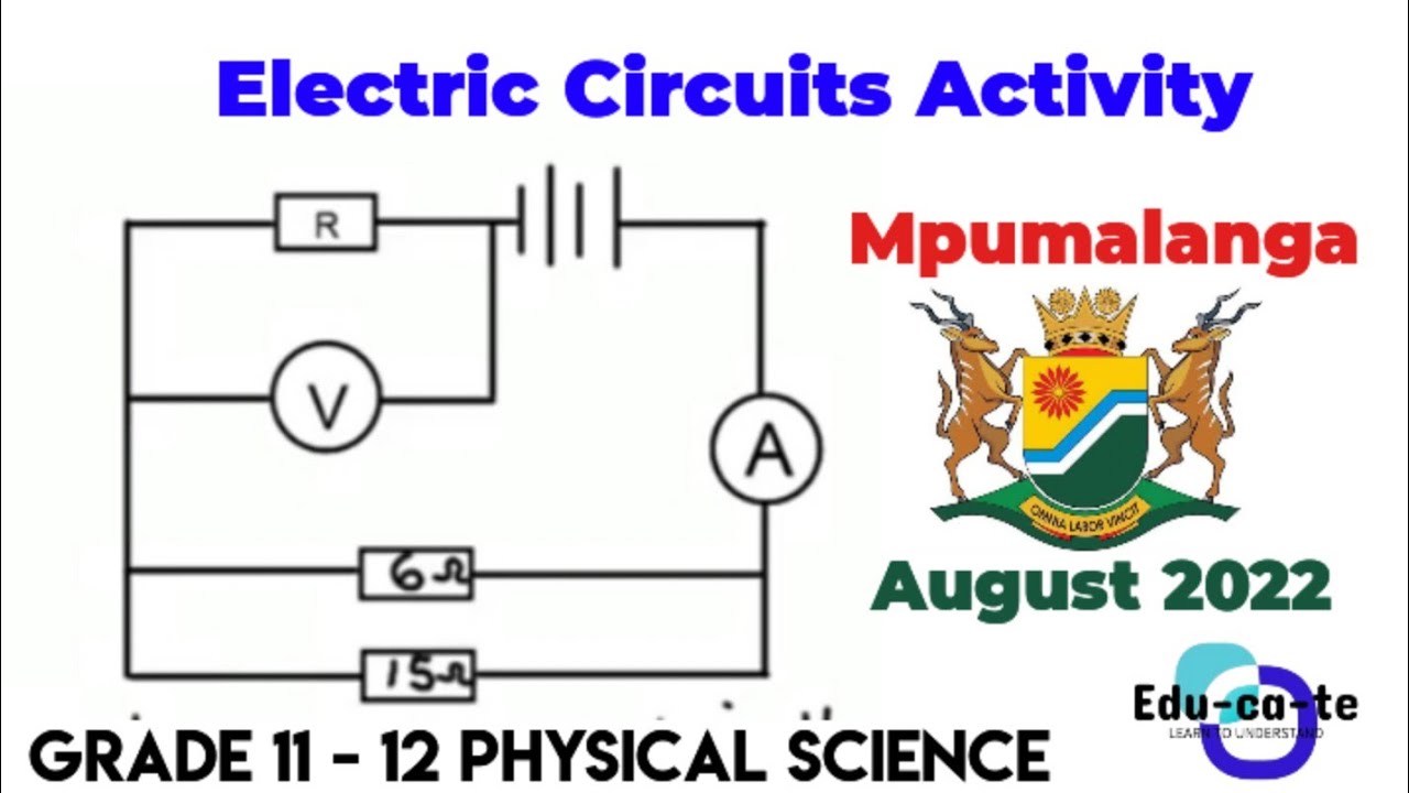 Electric Circuits (June 2022) - Grade 10 -12 Physical Science - YouTube
