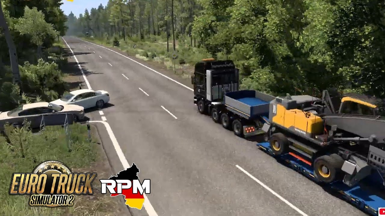【Rheinland & Pfalz 1:1 Map】 Euro Truck Simulator 2 #8 【ETS2/RPM】 - YouTube
