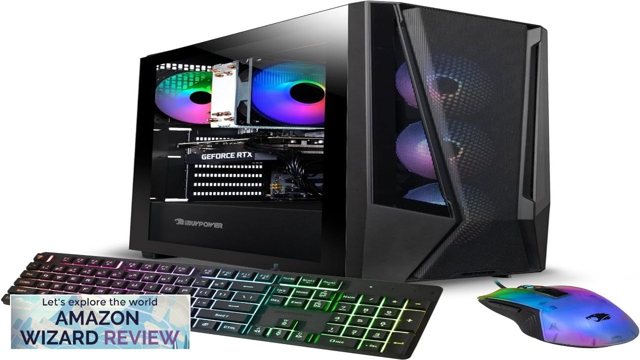 iBUYPOWER Trace 7 Mesh Gaming PC Computer Desktop TMA7N3501 (AMD Ryzen ...