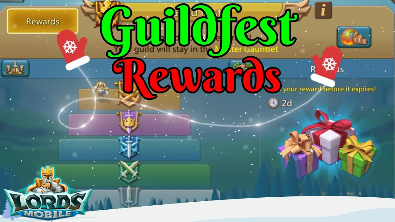 Global Guildfest Rankings & Rewards! Lords Mobile - YouTube