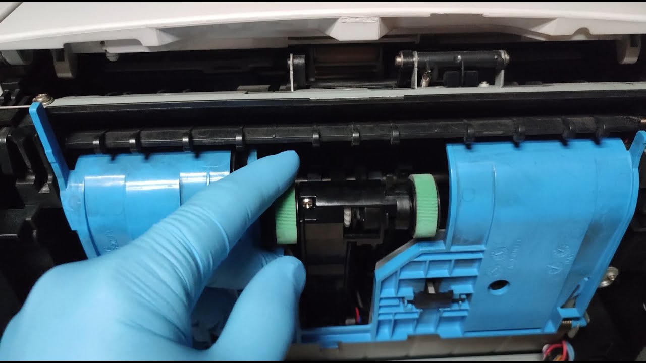 HOW TO REPLACE THE PICKUP ROLLERS ON LEXMARK MX317, MS317. PAPER FEED ...