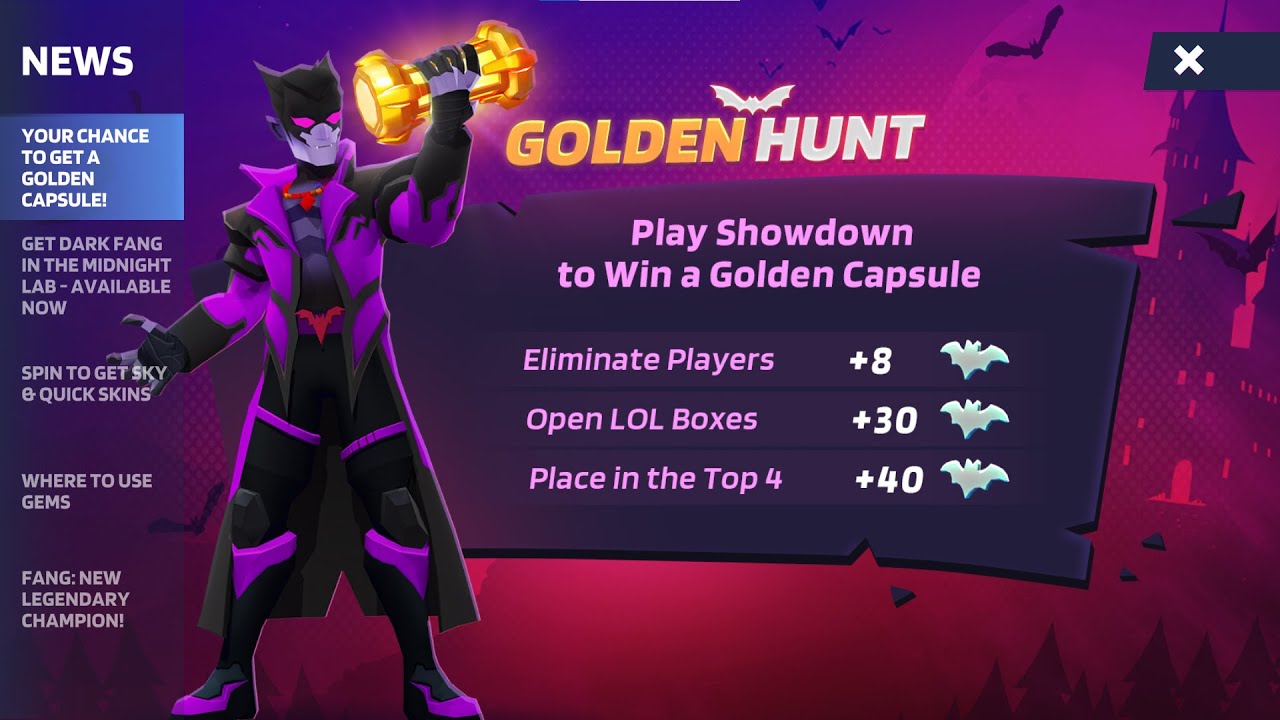 (8) 1v1 LOL news GOLDEN HUNT - YouTube