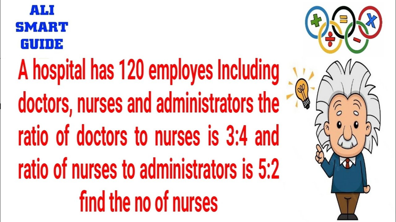 A hospital has 120 employees Including doctors, nurses and ...