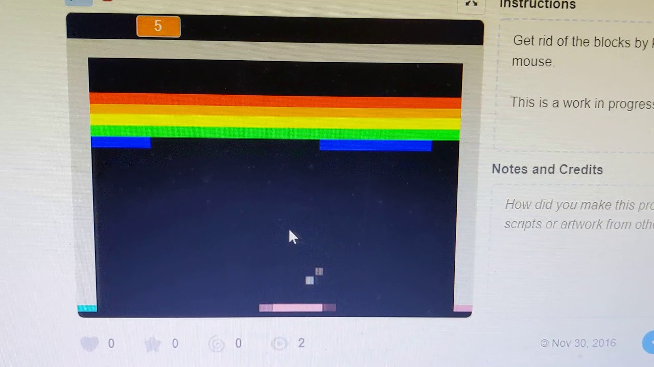 Breakout Game - Scratch Programming Project - YouTube