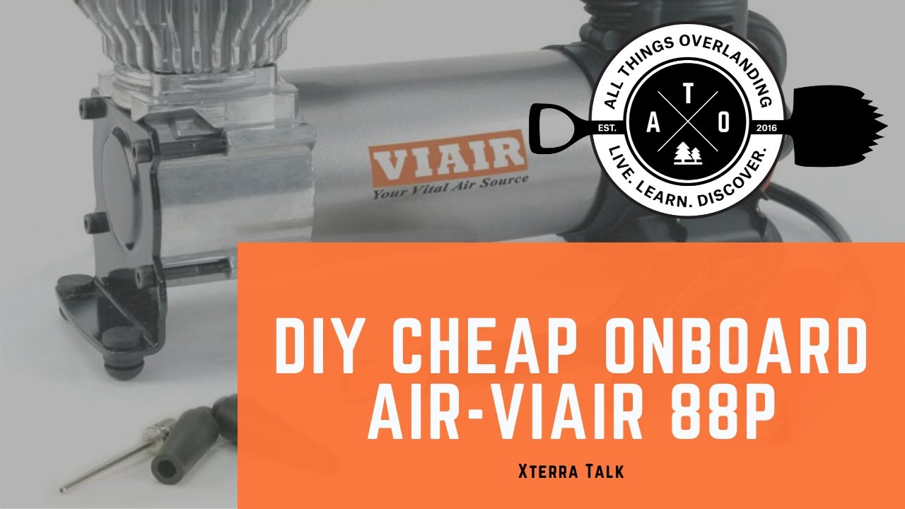 Xterra Talk-DIY Viair 88P Removable Mount (How To, Nissan, 2nd Gen ...