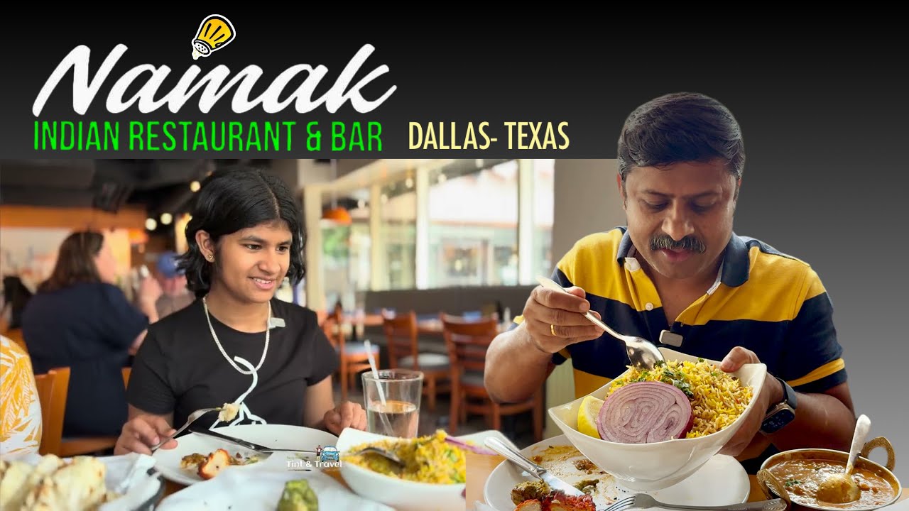 Namak Indian Restaurant in Dallas - Texas - YouTube