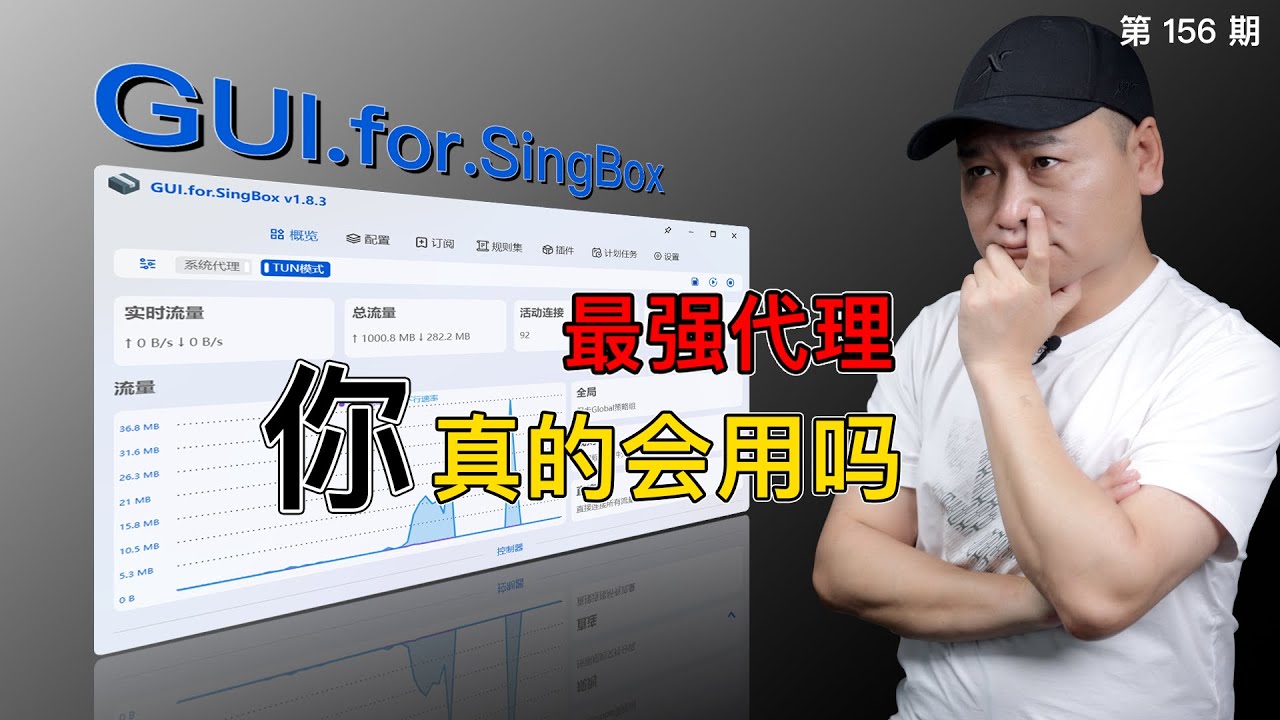 最强代理软件！GUI.For.SingBox详细使用教程，规则配置、节点转换不求人！TUN，策略组、分流规则集、路由规则、节点整理最新保姆级 ...