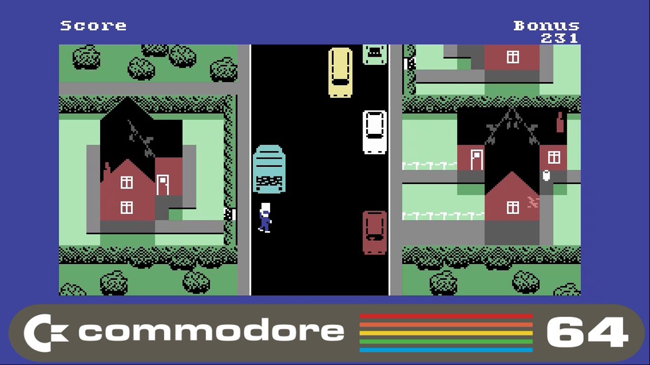Commodore 64 Games - Trashman - YouTube