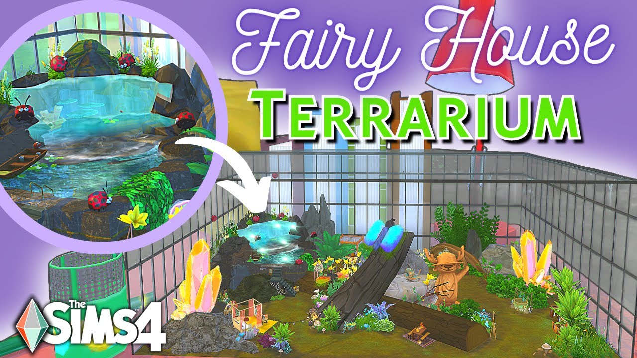 Sims 4 Speed Build: Terrarium PART 2! 🧚‍♂️ Fairy House 🧚‍♀️ - YouTube
