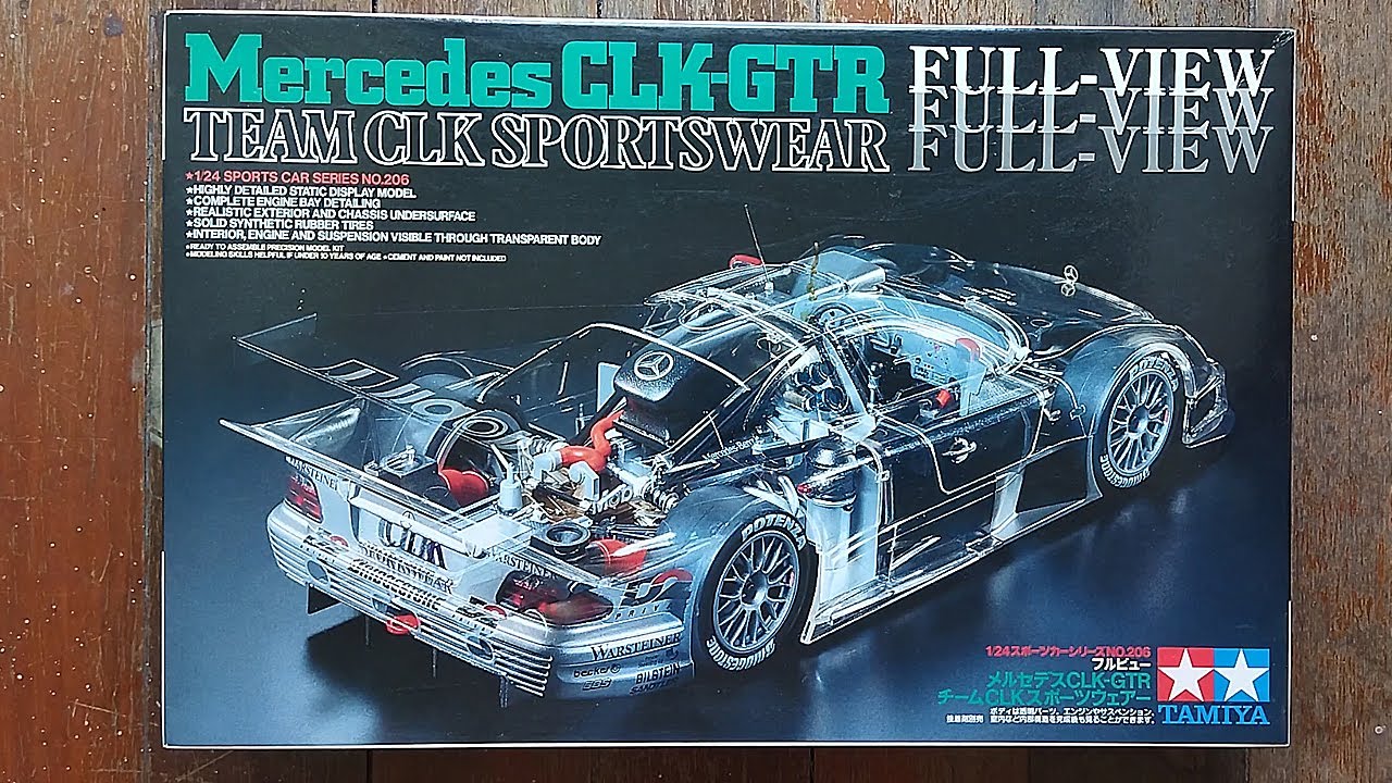Tamiya 1/24 Mercedes-Benz CLK-GTR "Team CLK Sportswear" | Plastic Model ...