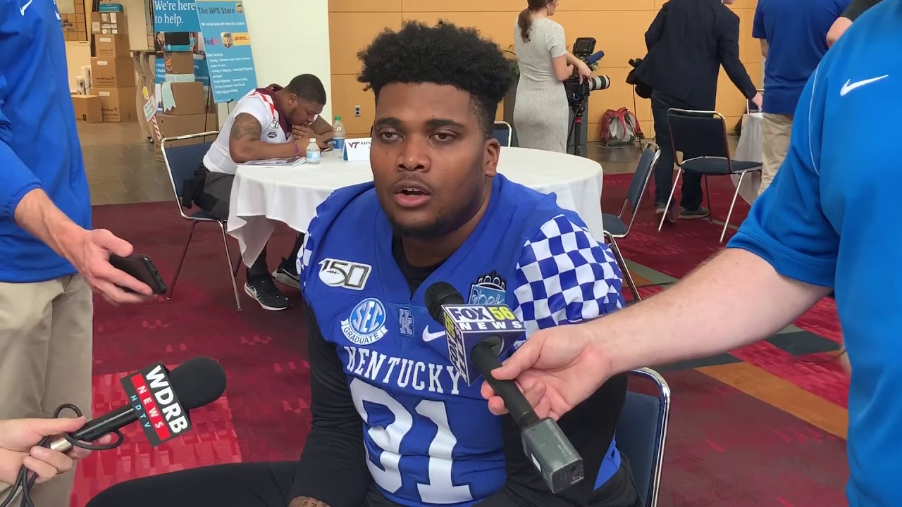 Calvin Taylor Belk Bowl Media Day - YouTube