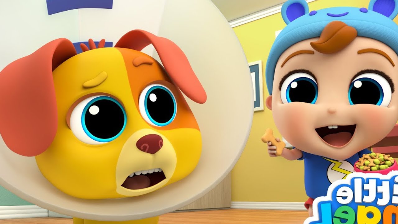 No Boo Boo for Bingo | Little Angel Kids Songs & Nursery Rhymes | Funny ...