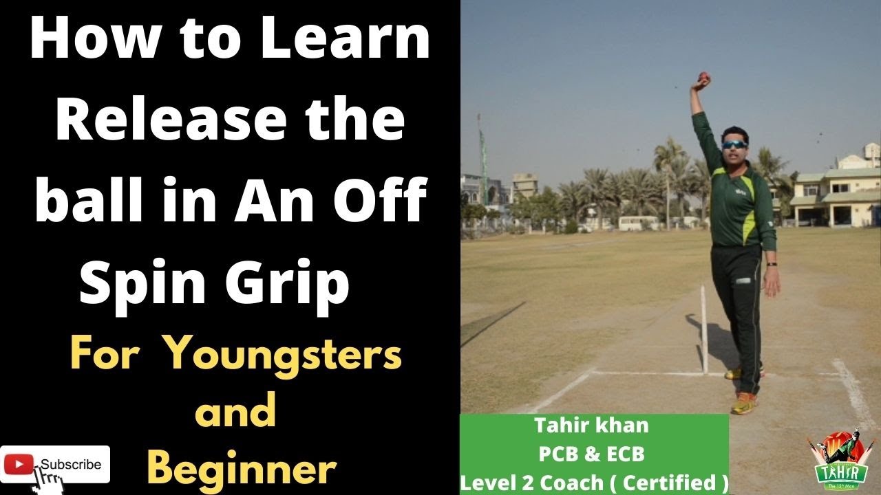 How To learn An Off spin Grip & Release from 1 step | Youngsters ...