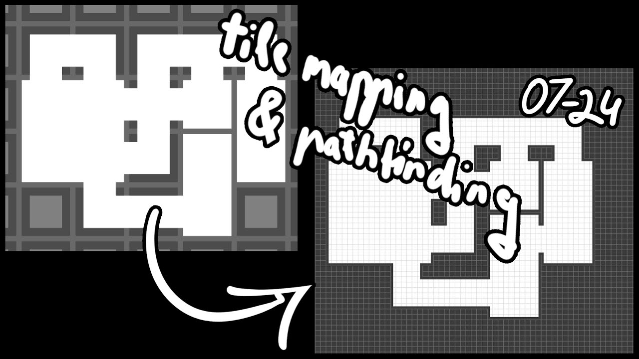 Godot 4 project log - tile map patterns & pathfinding (07-24) - YouTube