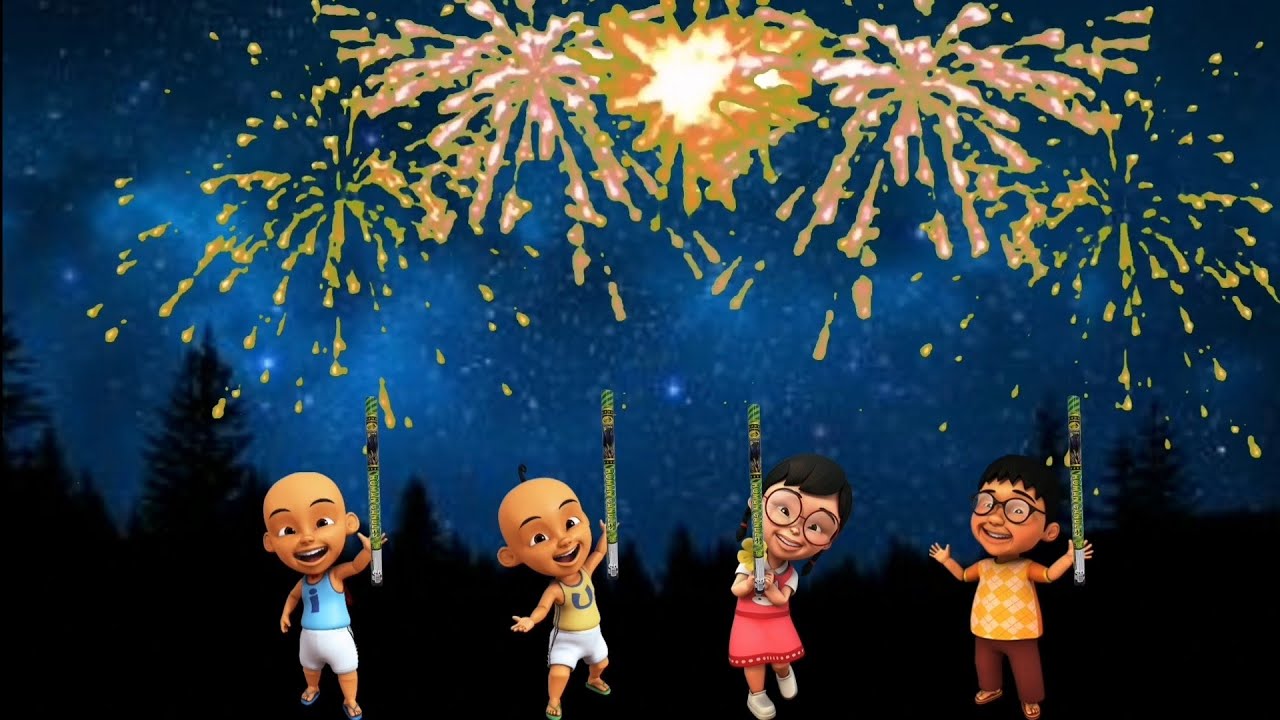 UPIN IPIN DAN KAWAN-KAWAN PESTA KEMBANG API HEPPY NEW YEAR 2023‼️ ...