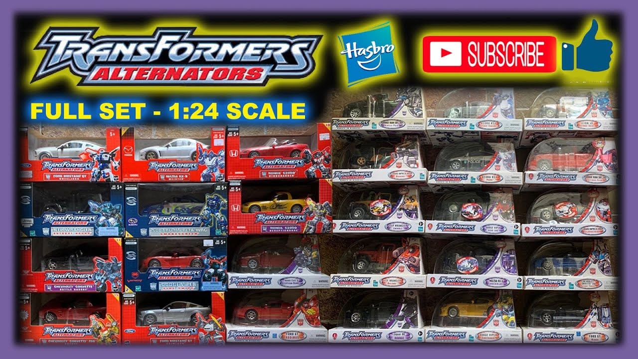 Transformers Alternators Complete Set - YouTube