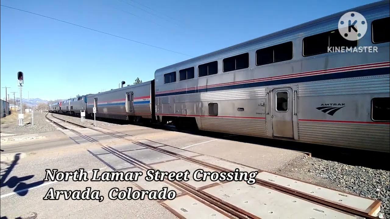 Amtrak California Zephyr takes Ski Train West 23/30/174/161/7 - YouTube