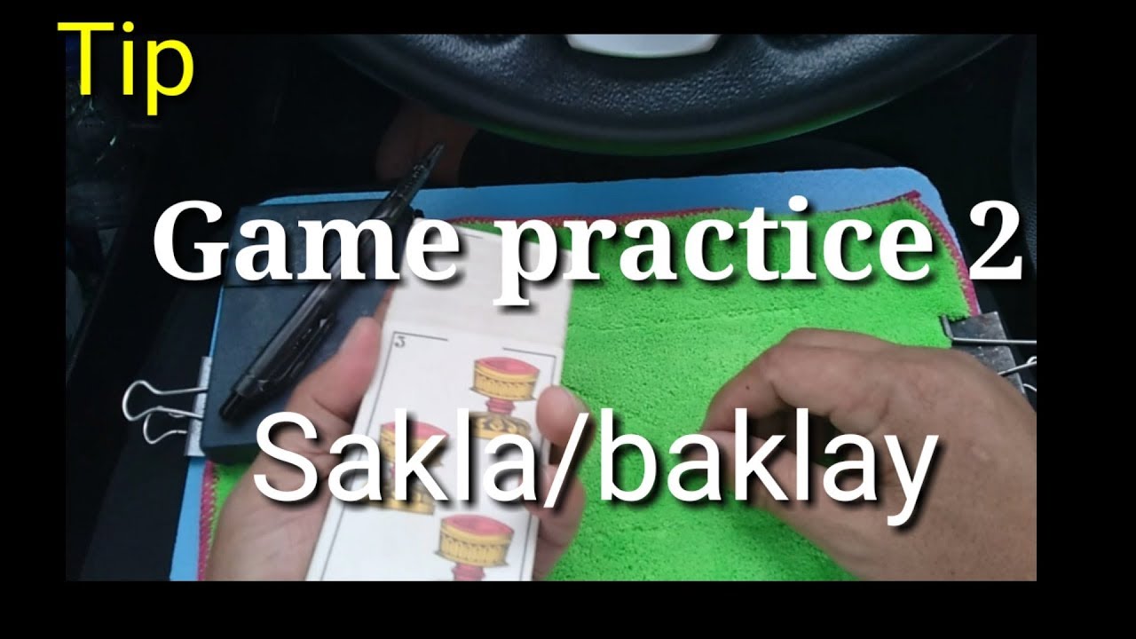 Tip paano game practice 2 sakla/baklay - YouTube
