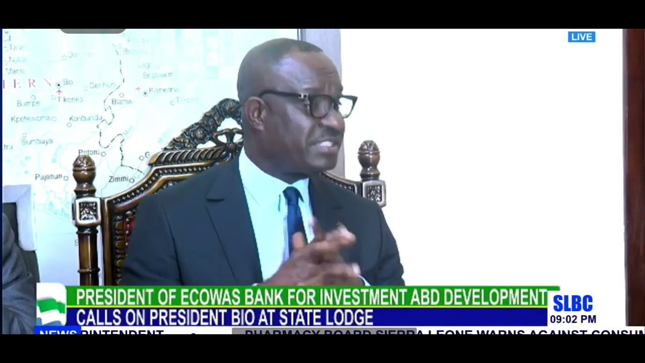 PRESIDENT JULIUS MAADA BIO WELCOME THE CHAIRMAN BOARD OF DIRECTORS ...