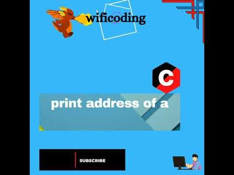 print address of variable in c | find address of variable in c - YouTube