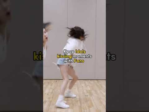 Kpop Idols kissing moments with Fans #shorts #youtubeshorts #youtube #kpop #tiktokvideo
