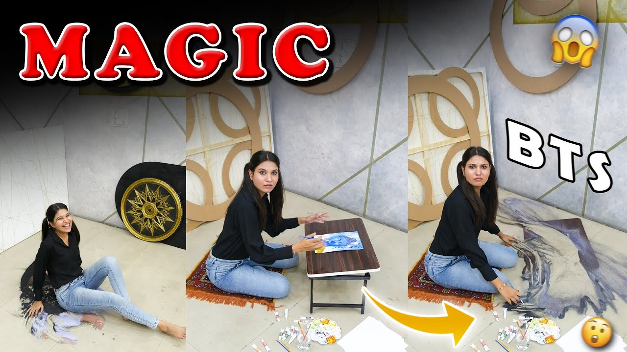 TRICKY RANGOLI X Magic | Artist shikha sharma - YouTube