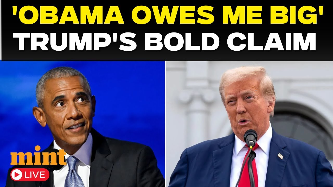 Live | 'Obama Owes Me Big': Trump Says Former President Should Thank ...