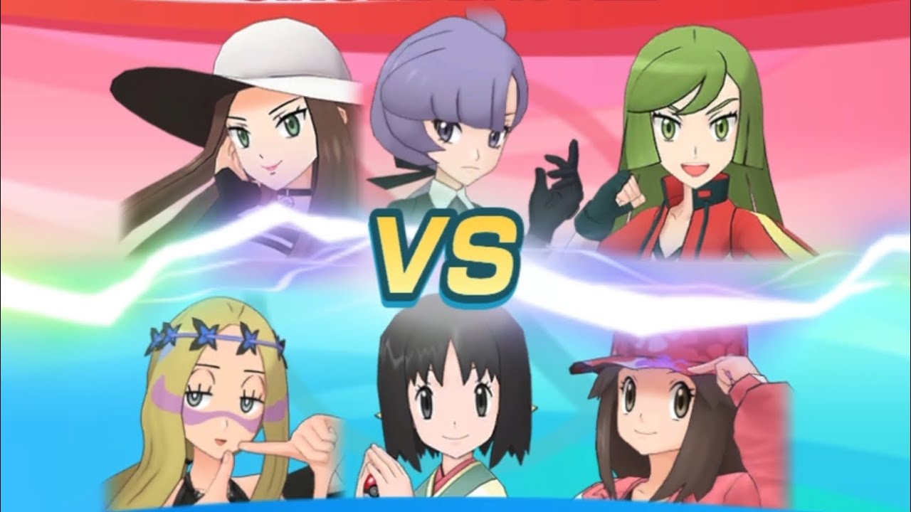 Pokémon Masters EX | ( SS Mina, Pal Erika, SS Leaf ) VS 14 Ultimate ...