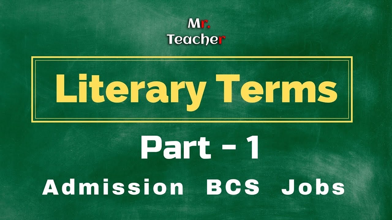 Literary Terms (Part-1) || Figures of Speech || Admission || BCS || Mr ...