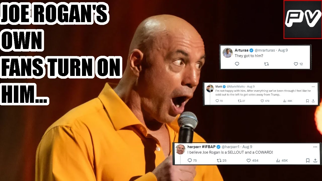SHOCK: Joe Rogan's OWN FANS Turn On Him... - YouTube