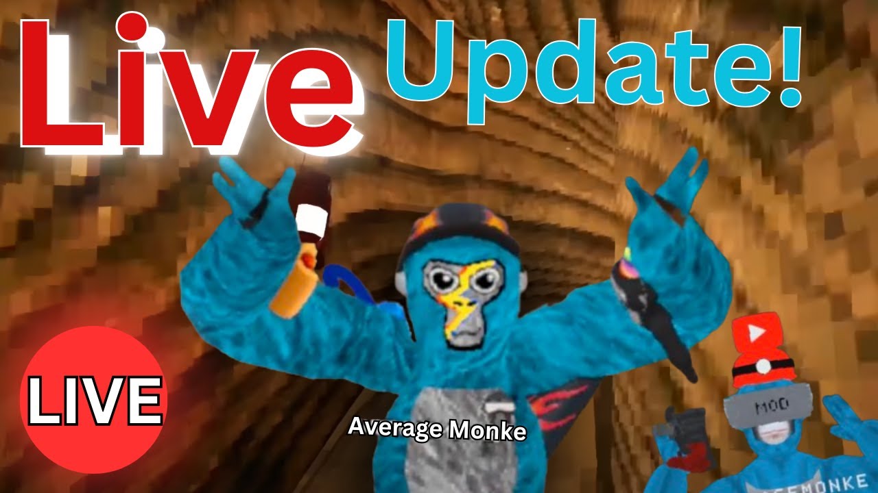 My FAVORITE Gorilla Tag UPDATE! + Big Scary Moderator! Join Monkers ...