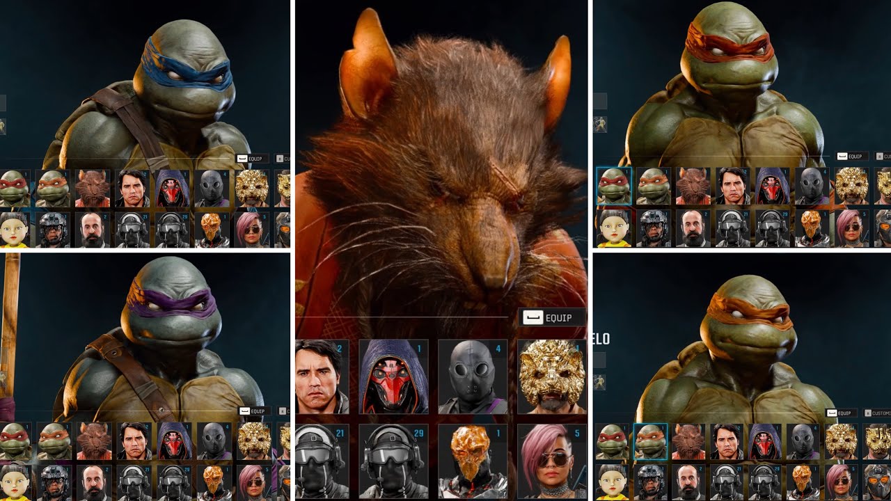 TEENAGE MUTANT NINJA TURTLES OPERATORS IN BLACK OPS 6! - YouTube