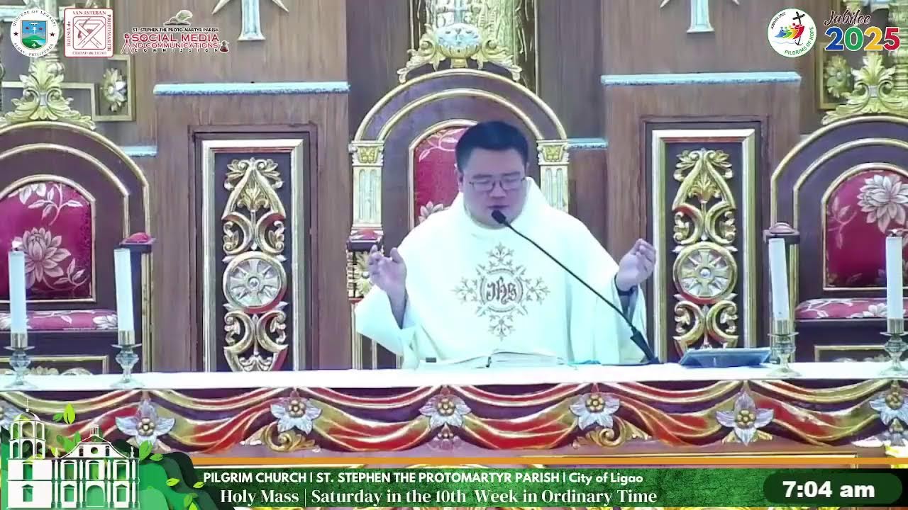 Holy Mass | Saturday in the 10th Week in Ordinary Time - YouTube