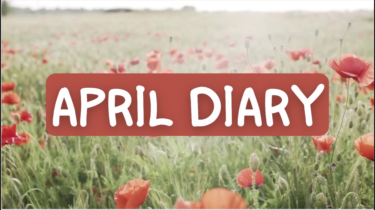 April Diary - 2024 - Poppy fields and my Muppet Shawl - YouTube