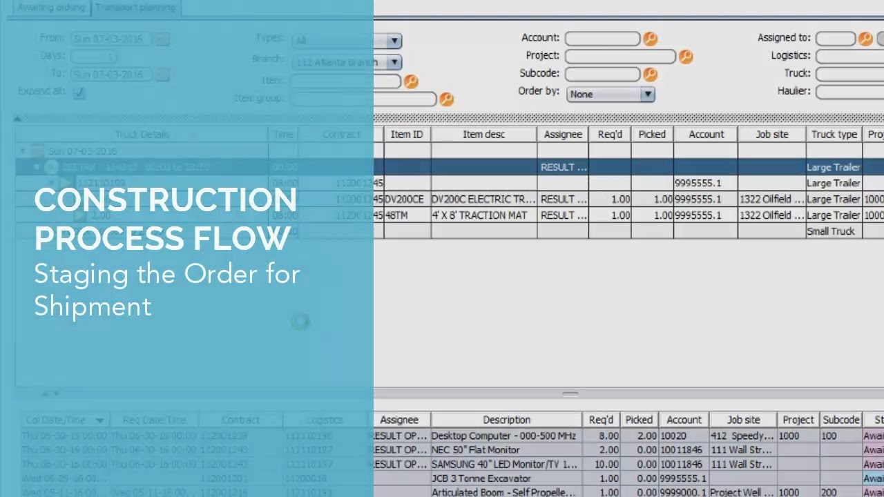 Staging the Order for Shipment - YouTube