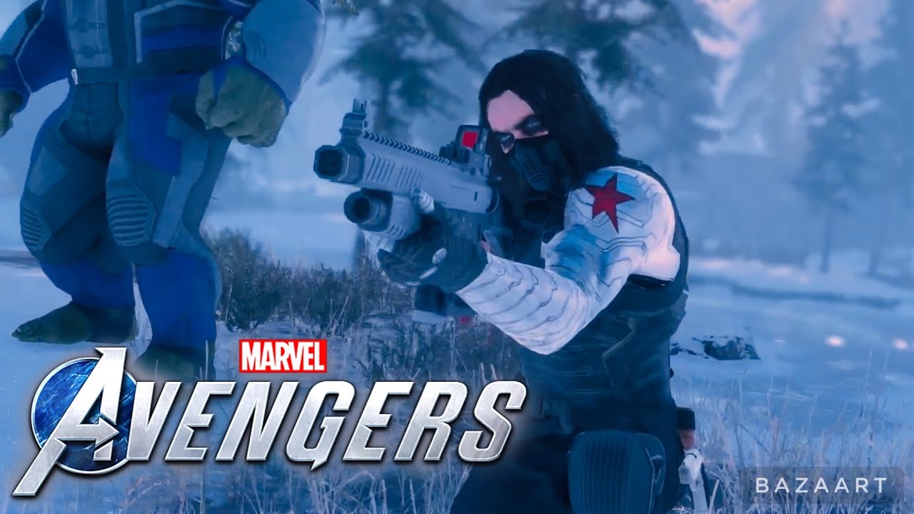 Winter Soldier vs Tundra Hive - Marvel's Avenger The Definitive Edition ...