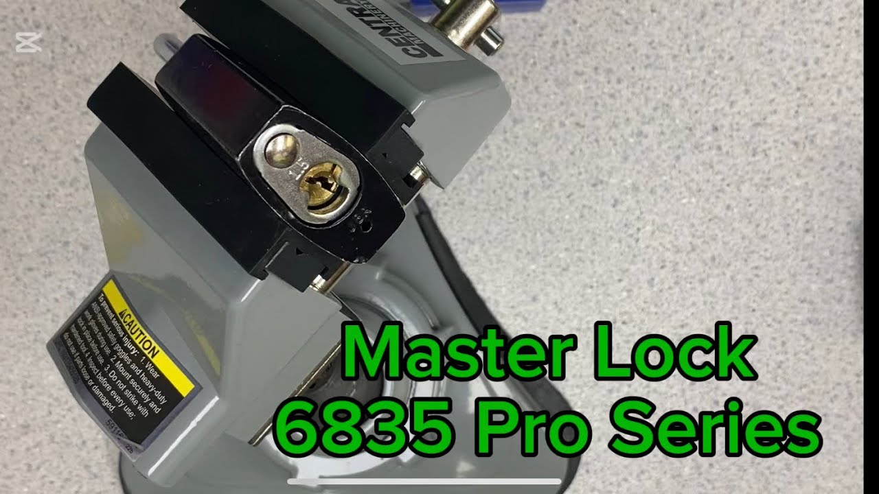 Green Belt, Master Lock Pro Series 6835 - YouTube