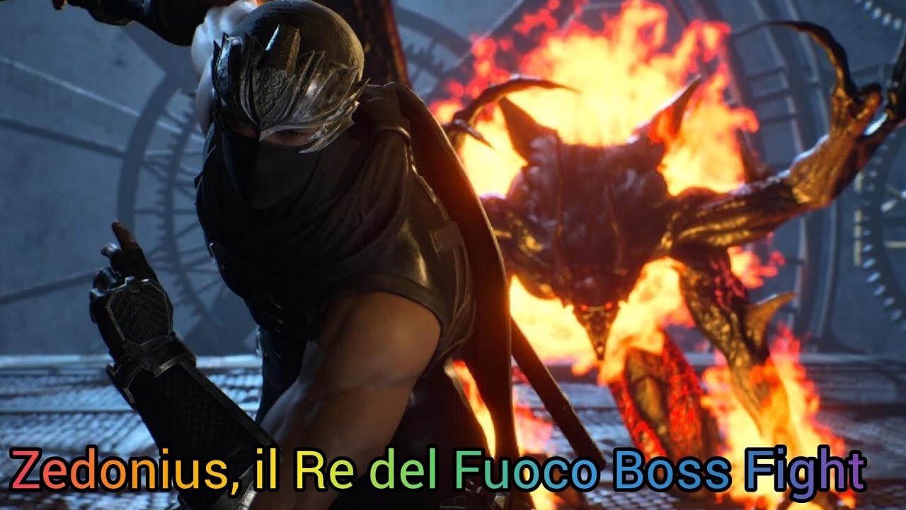 Ninja Gaiden 2 Black: Zedonius, il Re del Fuoco Boss Fight - YouTube