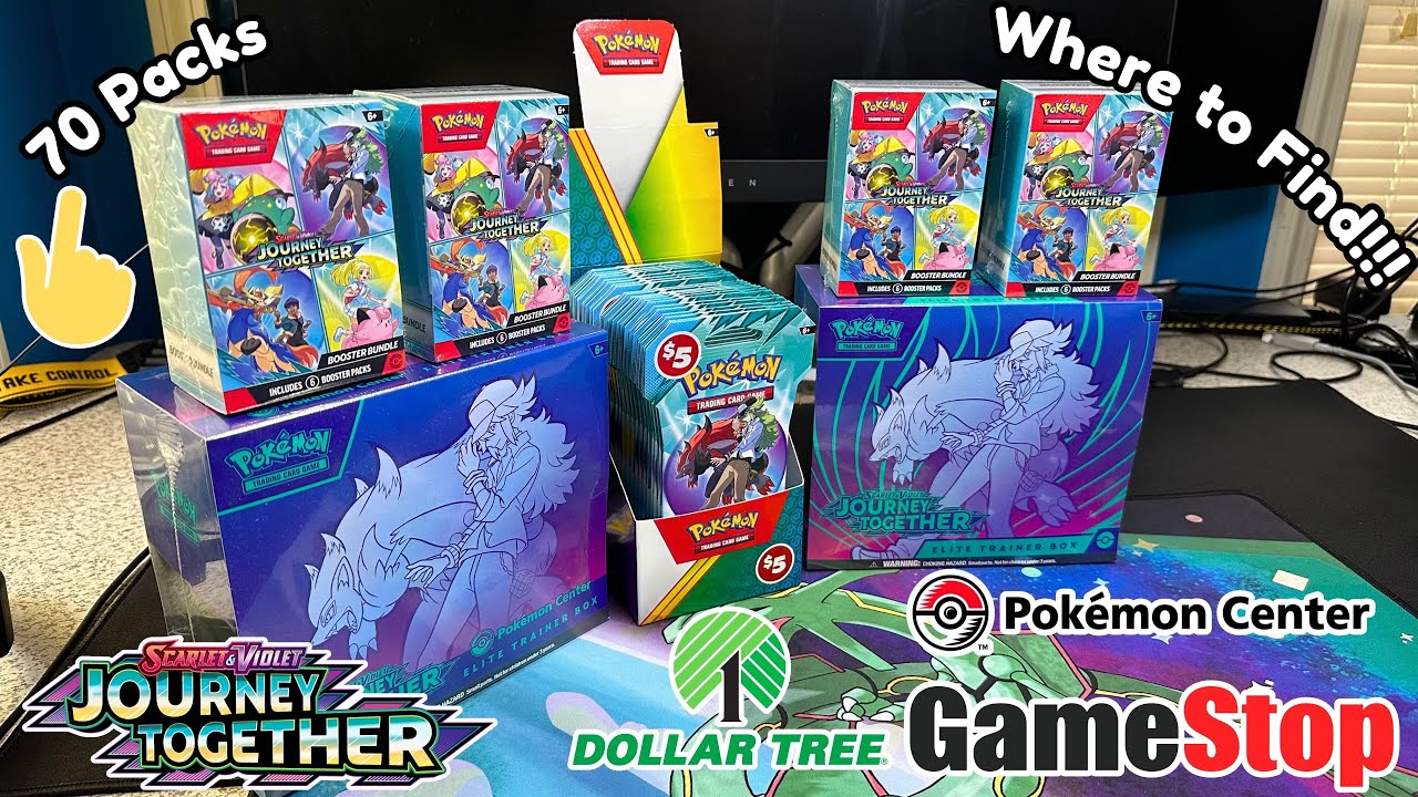 Dollar Tree Haul + More! | Journey Together, Pokémon Center ETB ...
