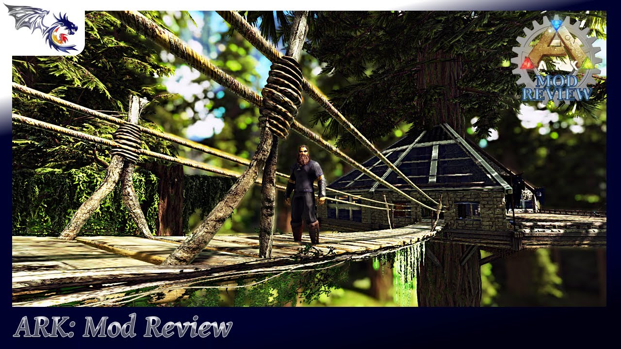 Wooden Hanging Bridge | ARK: Mod Review #9 - YouTube