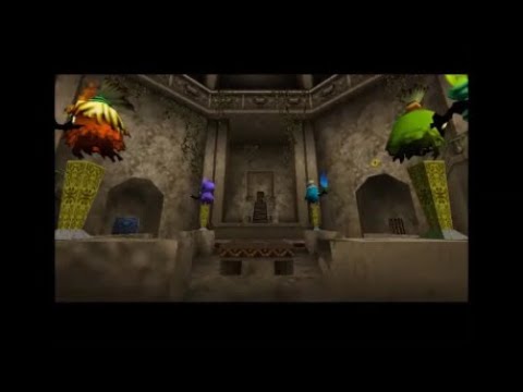 Ocarina of Time (N64) - Forest Temple runaway ghosts - YouTube