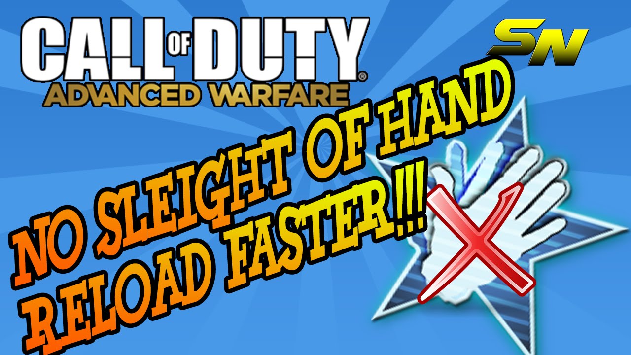 Advanced Warfare - How Get "SLEIGHT OF HAND!" - Reload Faster Tips ...