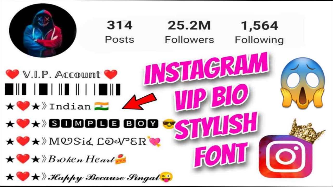 Best Instagram Bio // instagram vip bio For Boys And Girls | Instagram ...