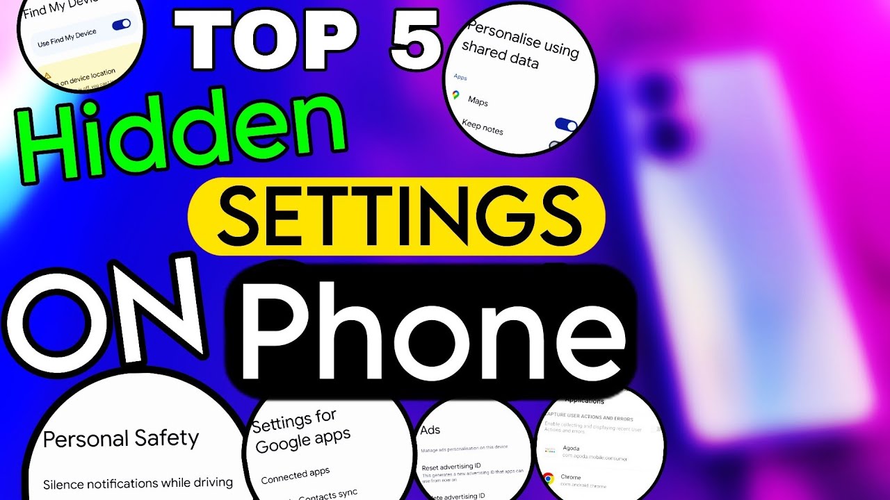 Top 5 hidden setting on Google to any Android phone, Best hidden ...