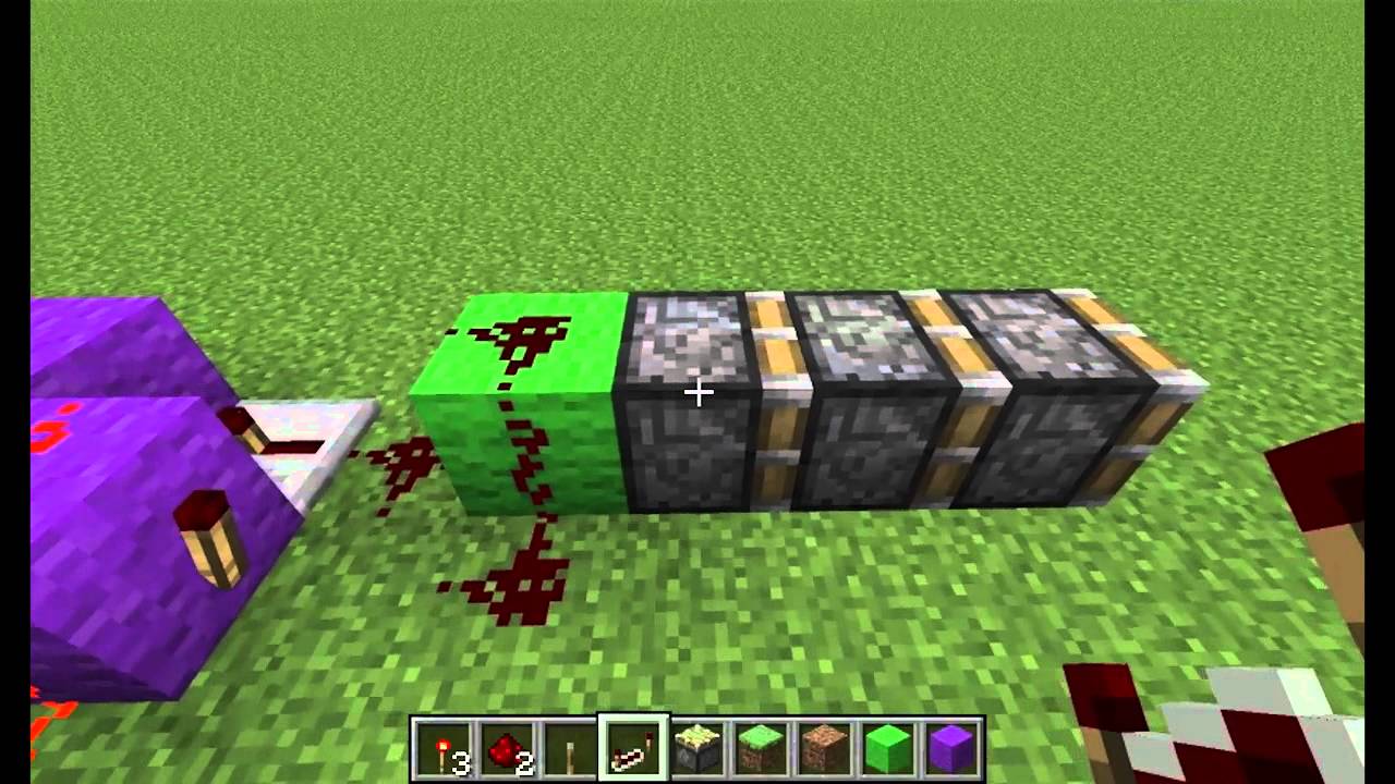 Minecraft Musical Tutorial: Horizontal Triple Sticky Piston Extender ...