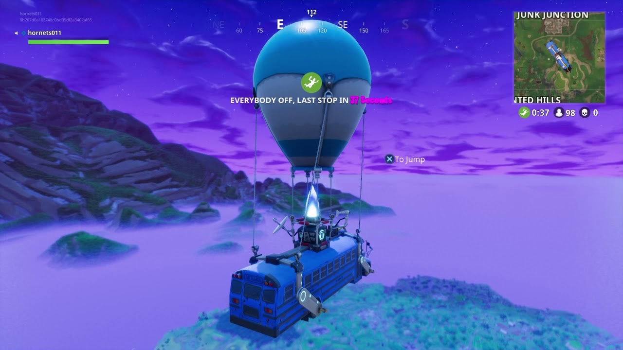 Fortnite Challenge * Skybridge challenge success - YouTube