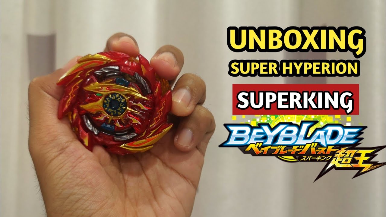 UNBOXING BEYBLADE SUPER HYPERION | BEYBLADE BOSKU - YouTube