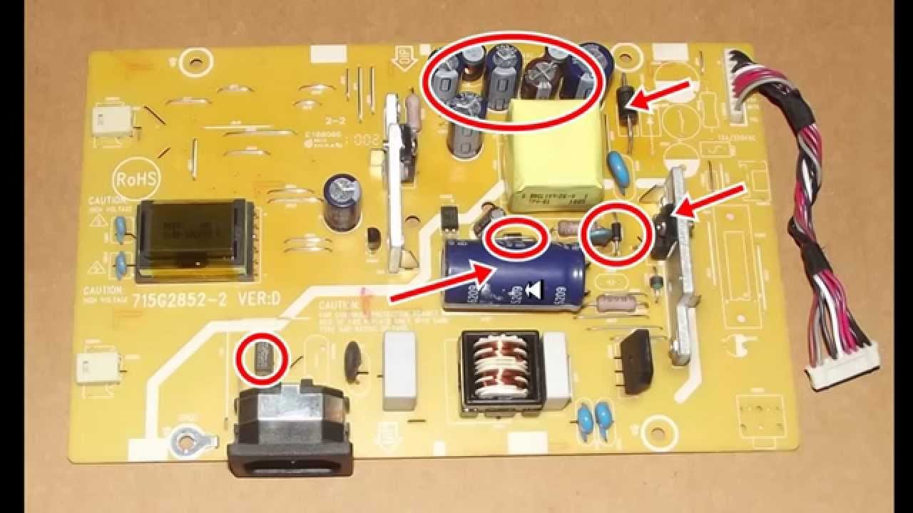 Cómo reparar la fuente de tu monitor