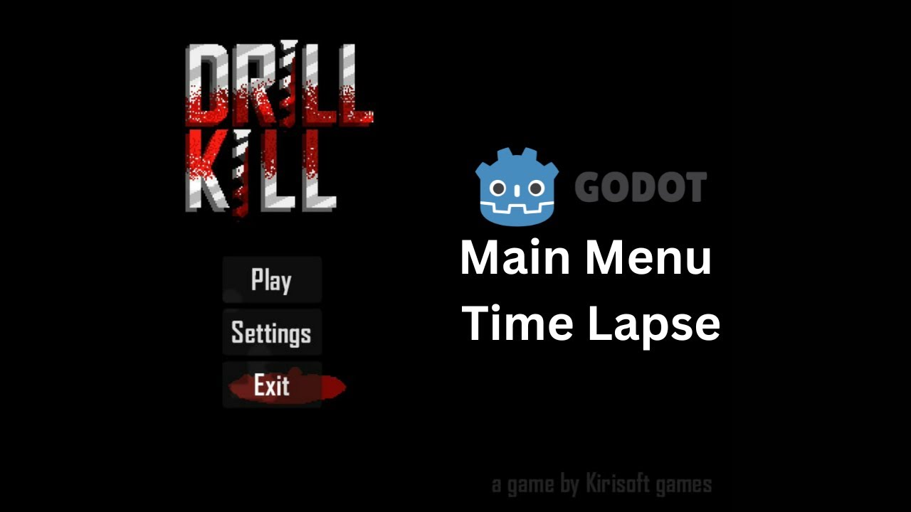 Survival Horror game Main Menu Time lapse | looks great at end | - YouTube